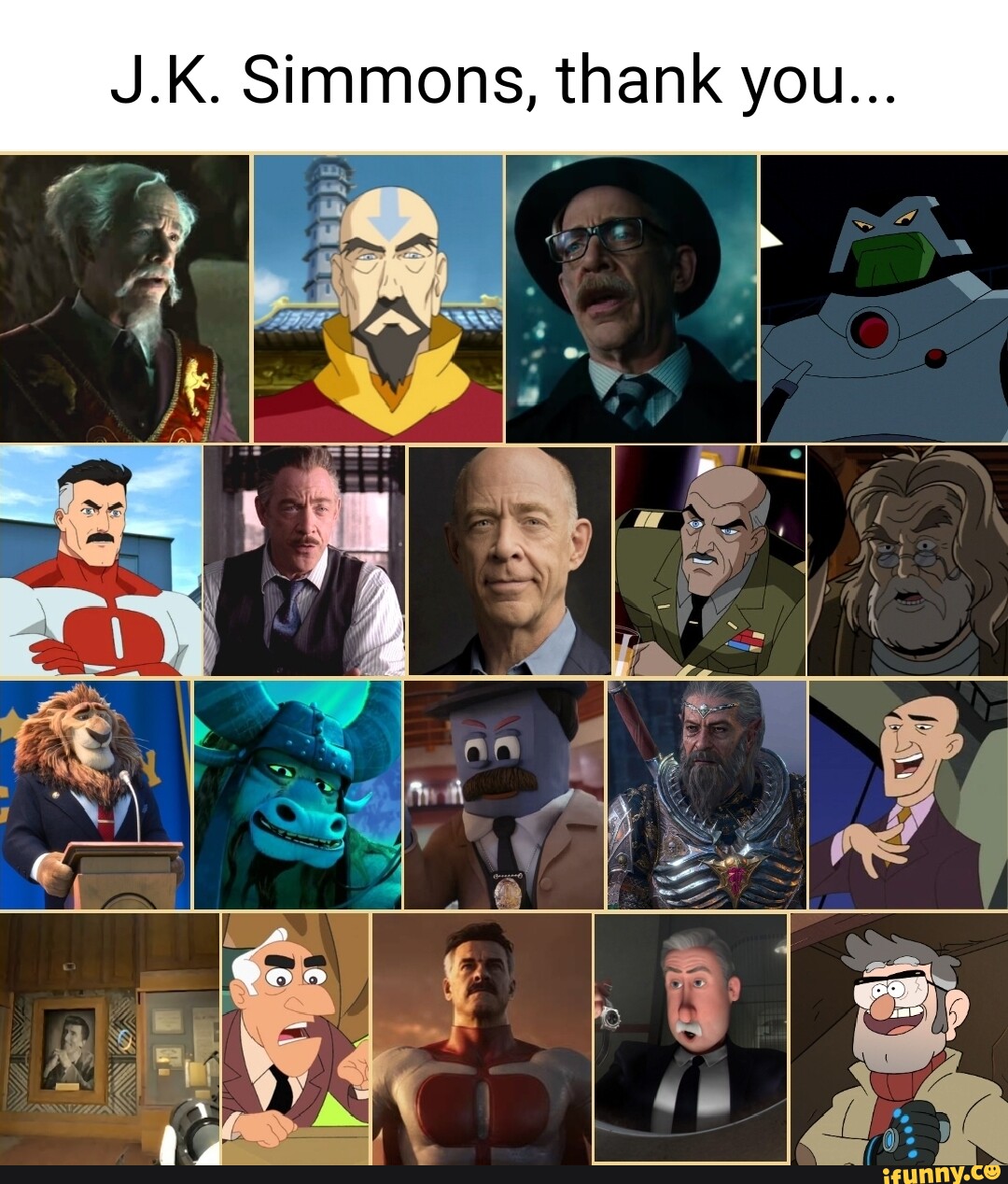 J.K. Simmons, thank you... Gao - iFunny