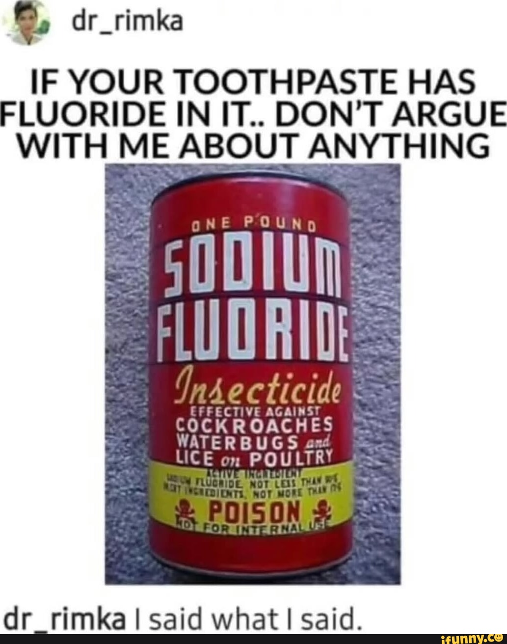 Anti Fluoride Memes