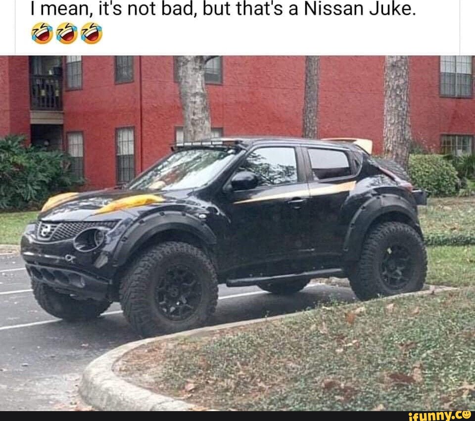 I mean, its not aa, but ats a Nissan Juke. - iFunny