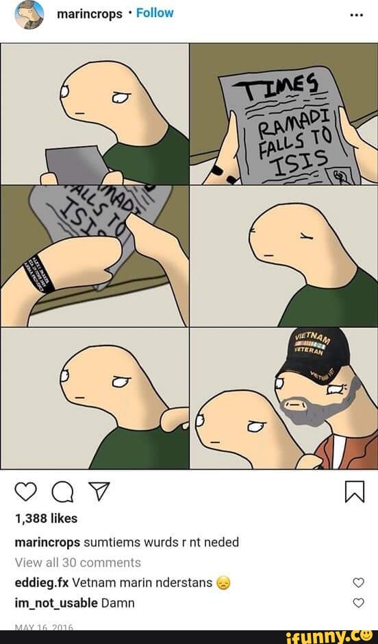 US Marin cartoon meme? > General Discussion > AR15.COM