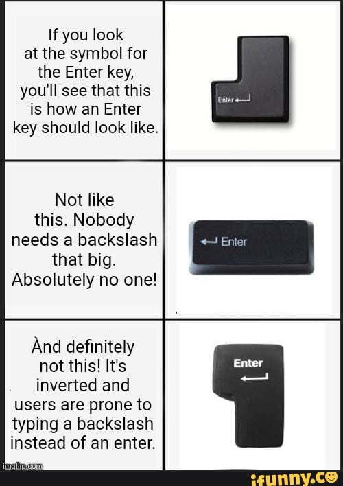 Enter_key memes. Best Collection of funny Enter_key pictures on iFunny