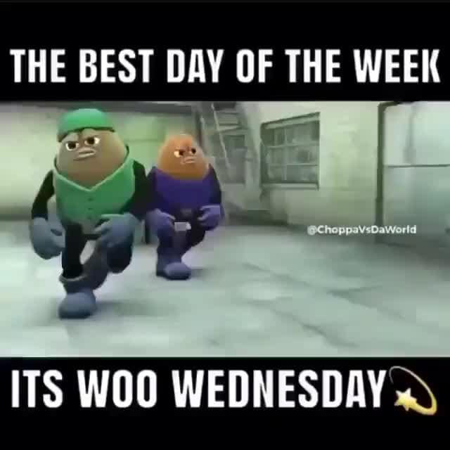 THE BEST DAY OF THE WEEK ITS WOO WEDNESDAY - iFunny :)