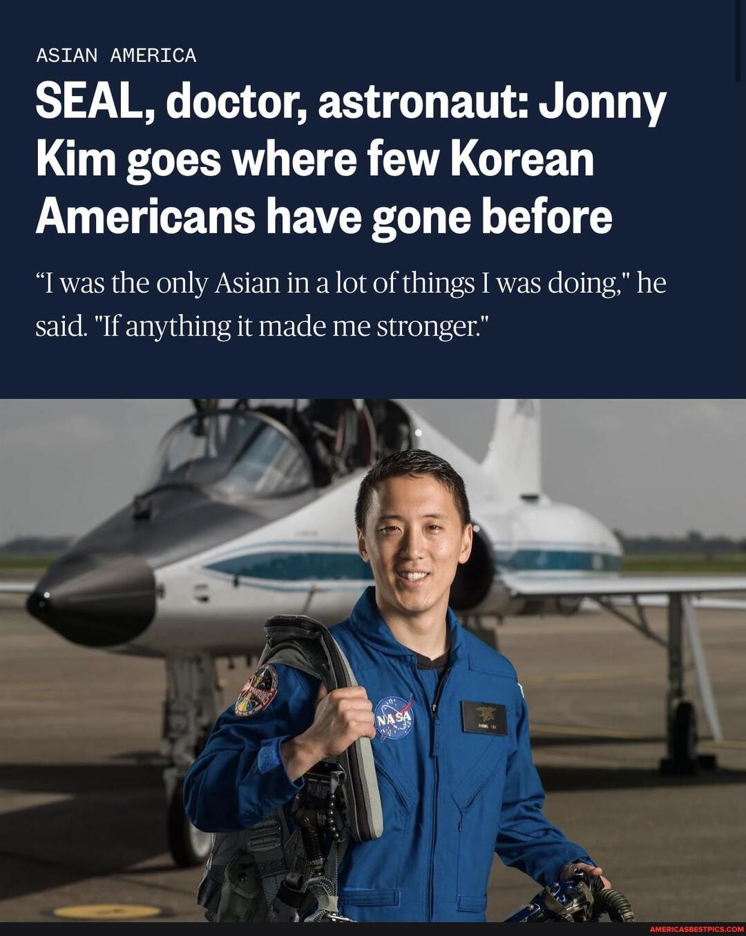ASIAN AMERICA SEAL, doctor, astronaut: Jonny Kim goes where few Korean ...