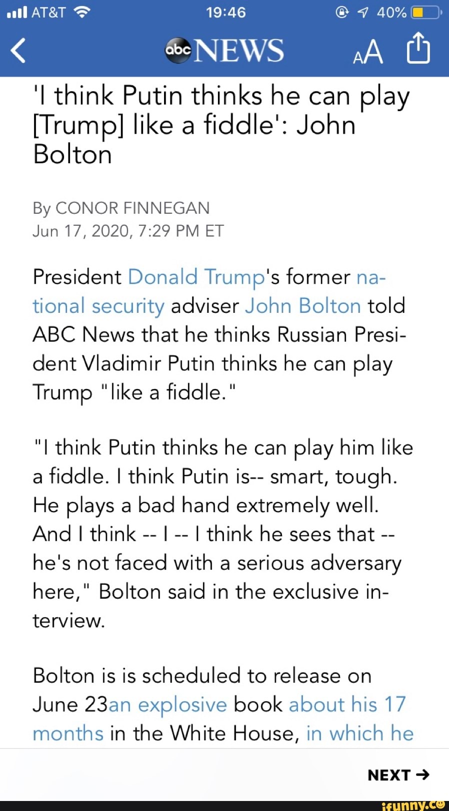 'I think Putin thinks he can play [Trump] like a fiddle': John Bolton ...