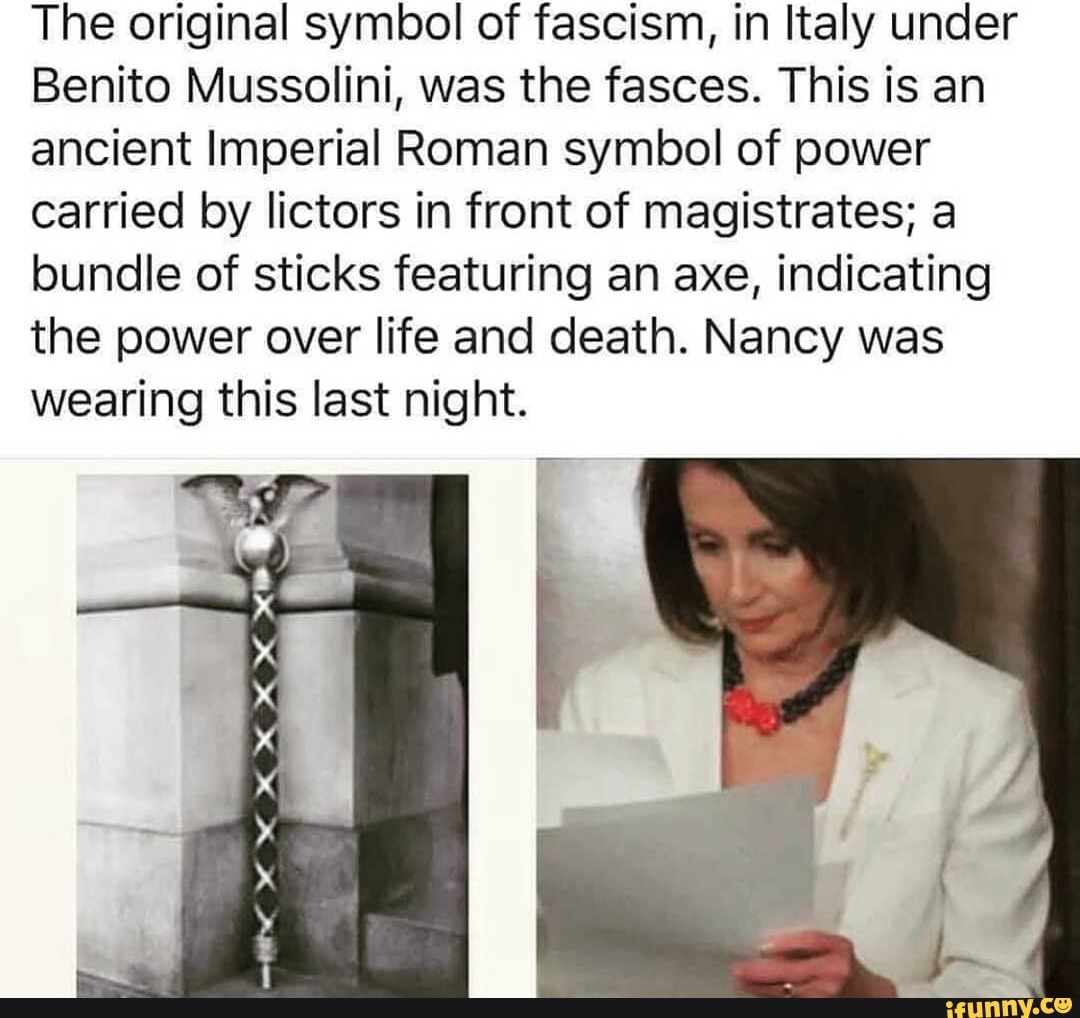 The original symbol of fascism, in Italy under Benito Mussolini, was ...
