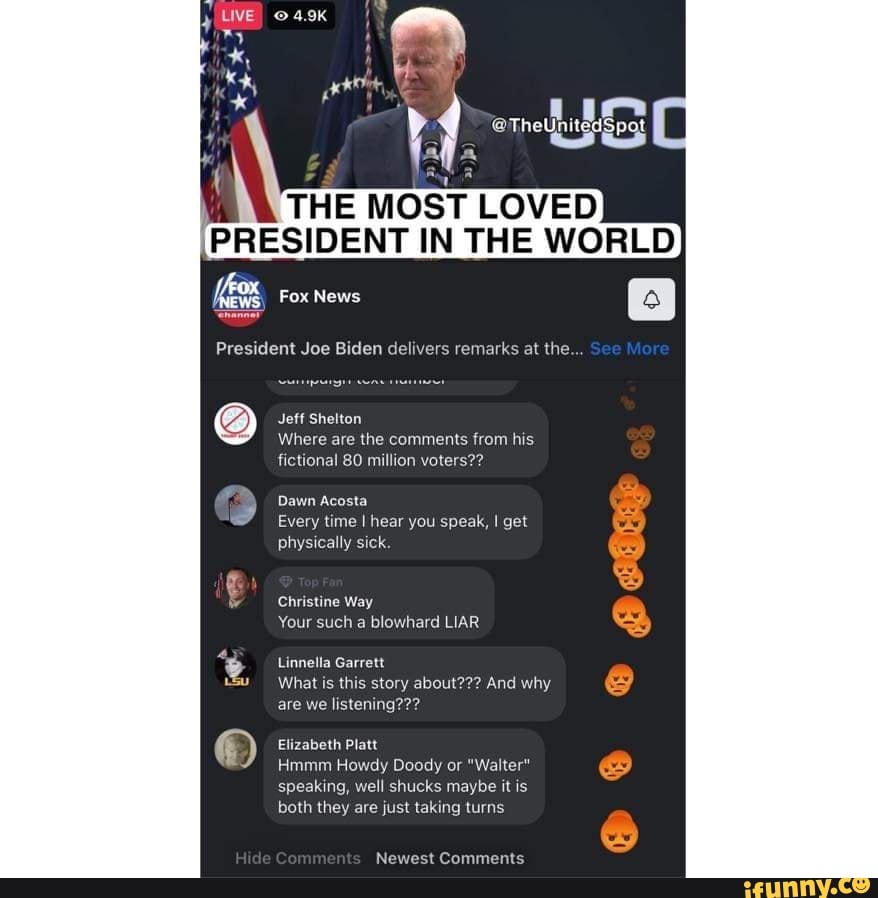 THE MOST LOVED PRESIDENT IN THE WORLD President Joe Biden delivers ...