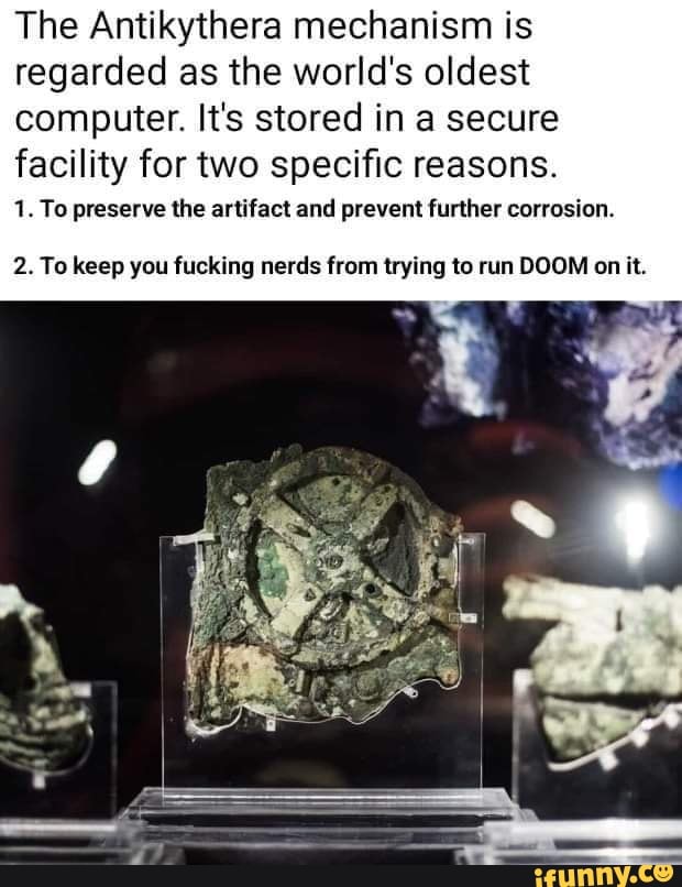 The Antikythera mechanism is regarded as the world's oldest computer ...
