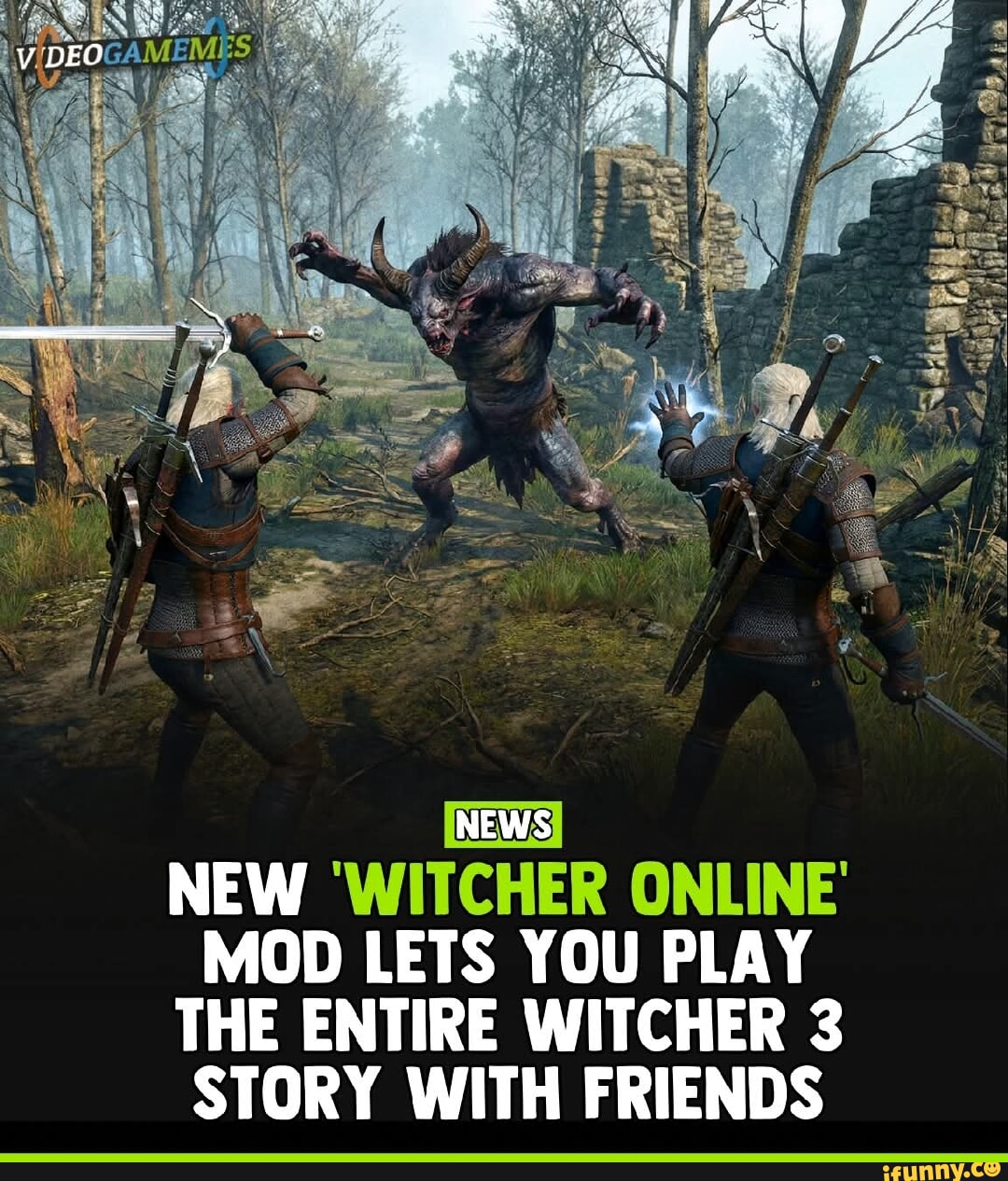 Wi: NE WITCHER ONLINE MOD LETS YOU PLAY THE ENTIRE WITCHER 3 STORY WITH ...