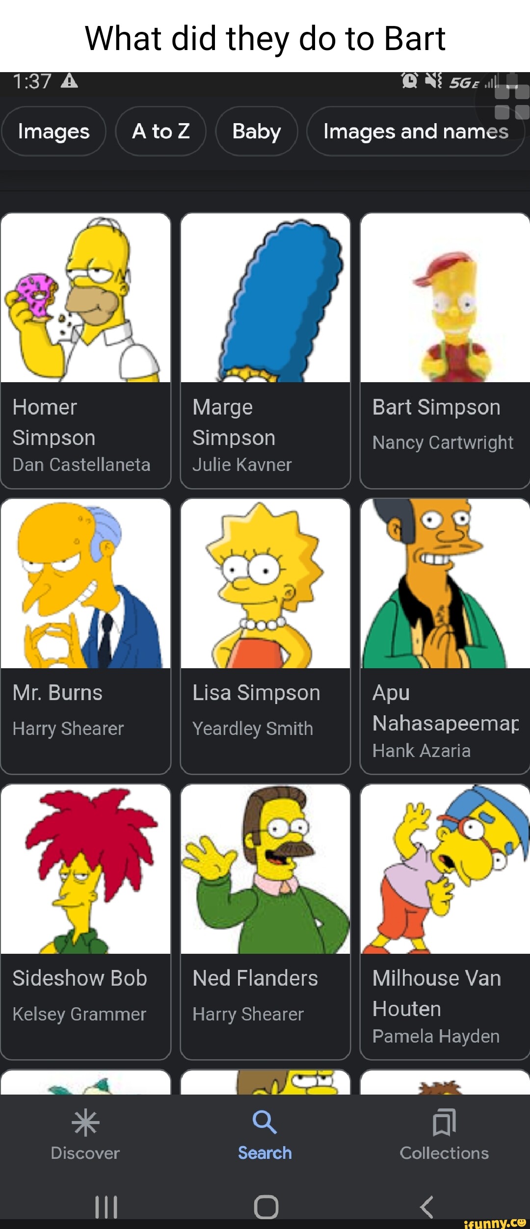 What did they do to Bart Images AtoZ Baby Images and names Homer Marge ...
