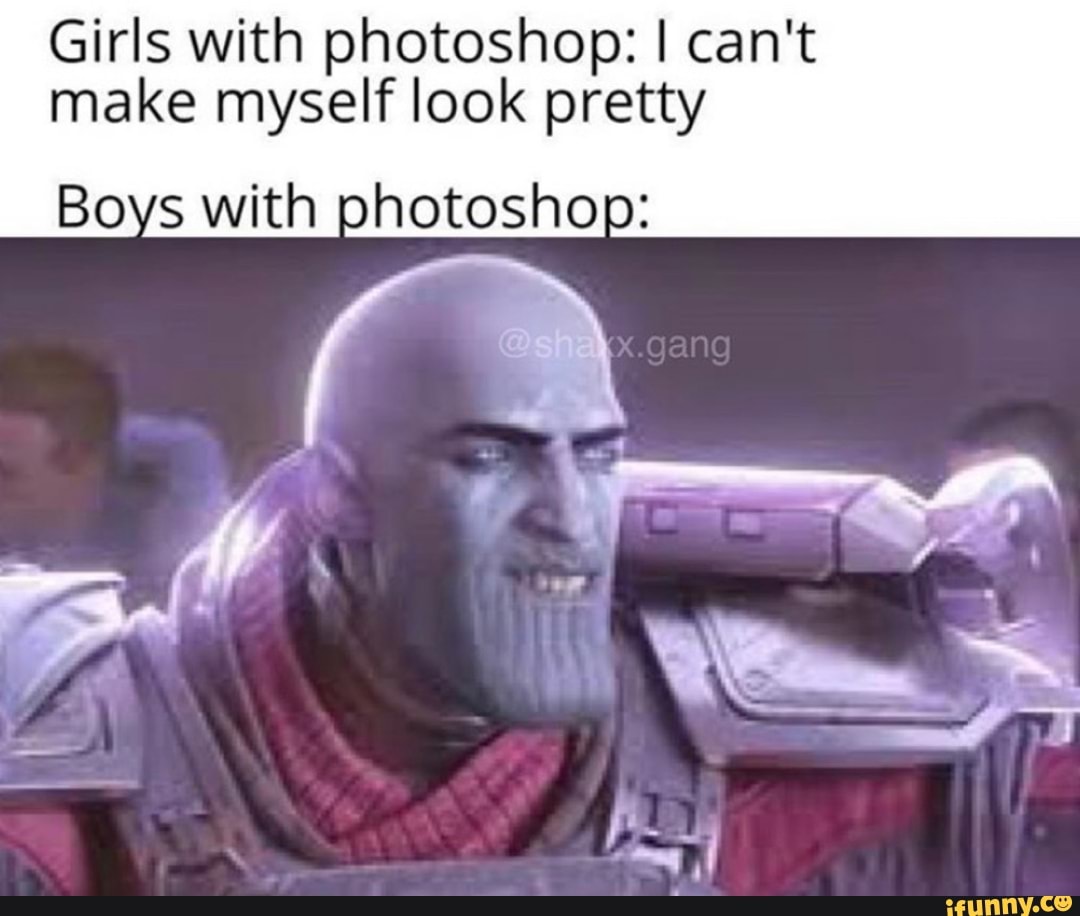 Girls with photoshop: I can't make myself look pretty Bo swith ...