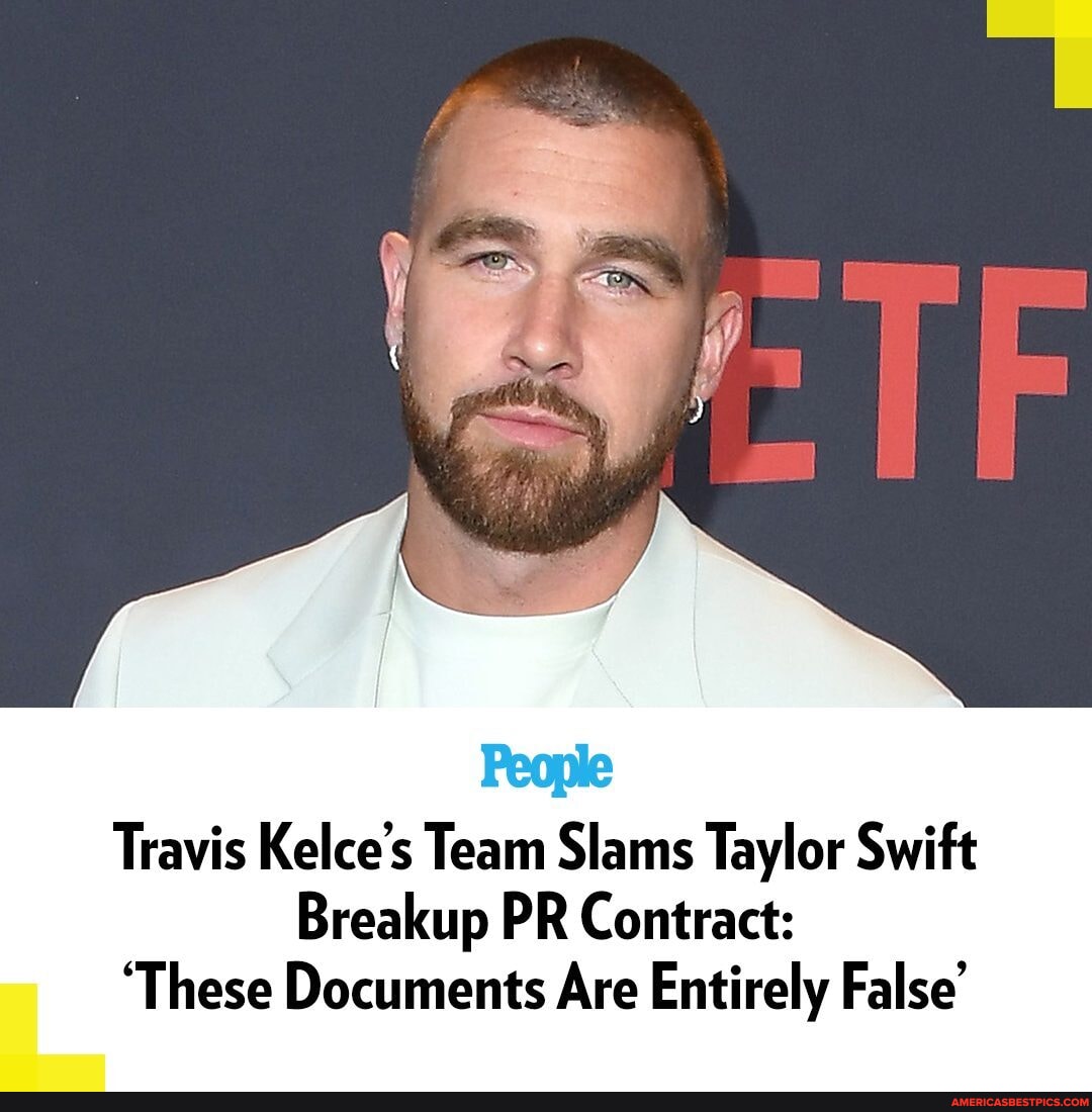 Travis Kelce's representatives are speaking out after a fake public relations contract claiming ...