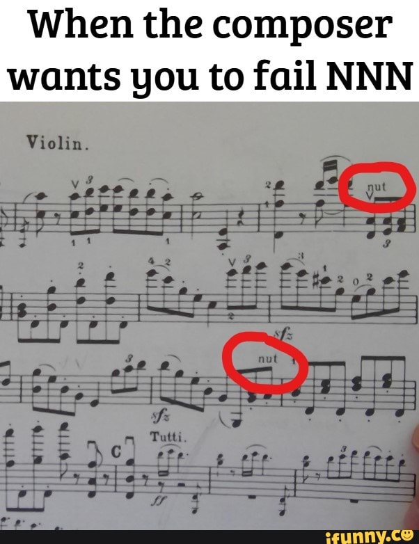 When the composer wants you to fail NNN - iFunny