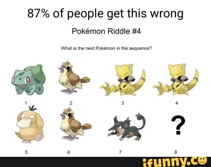 87% of people get this wrong Pokemon Riddle #4 Wnat the nest Pokimon ...