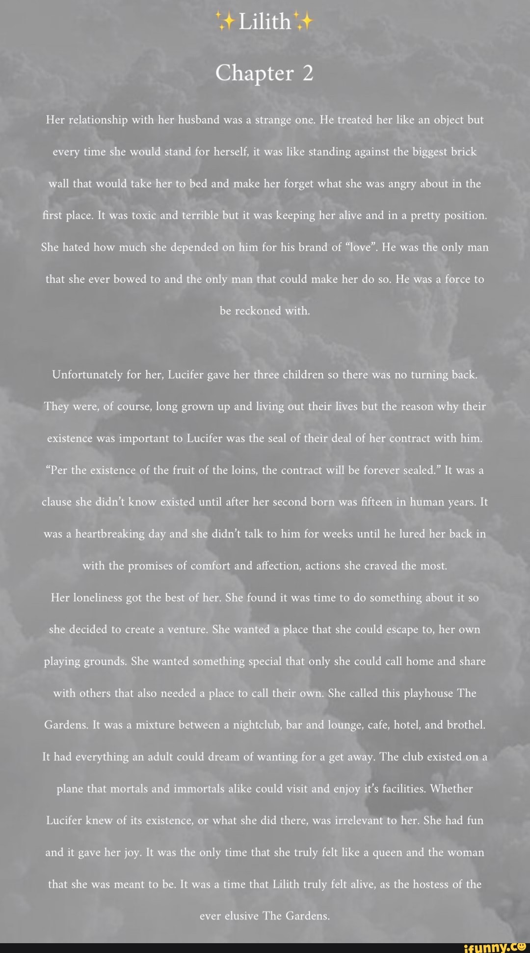 Lilith Chapter 2 Her relationship with her husband was a strange one ...