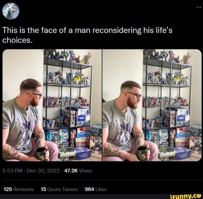 Not sigma. - This is the face of a man reconsidering his life's choices ...