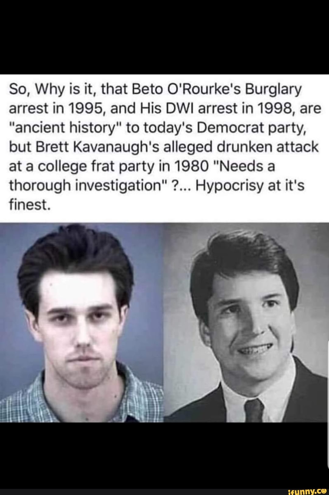 So, Why is it, that Beto O'Rourke's Burglary arrest in 1995, and His ...