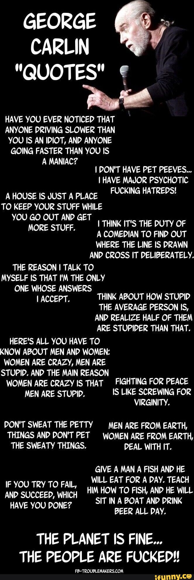 Carlin memes. Best Collection of funny Carlin pictures on iFunny