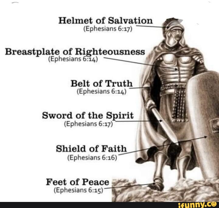 Helmet of Salvation (Ephesians Breastplate of Righteousness (Ephesians ...