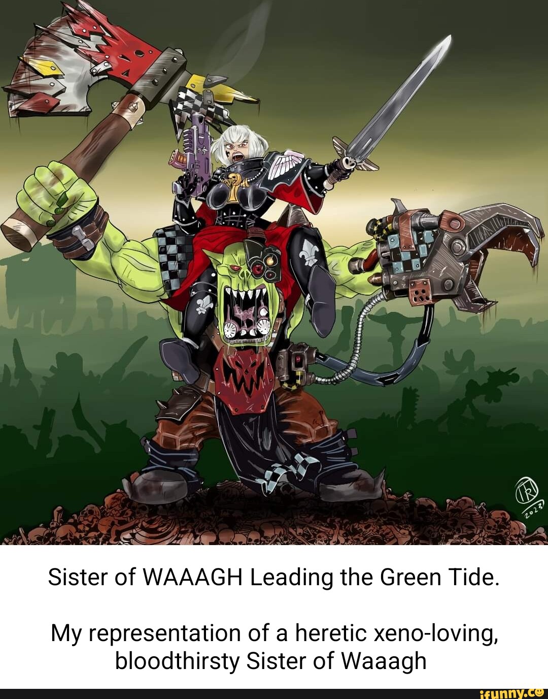 Waaagh memes. Best Collection of funny Waaagh pictures on iFunny