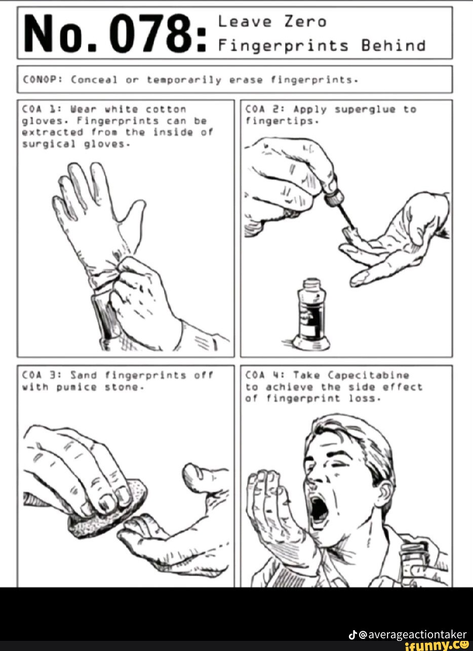 Leave Zero No. 078: Fingerprints Behind temporerily erase fingerprints ...