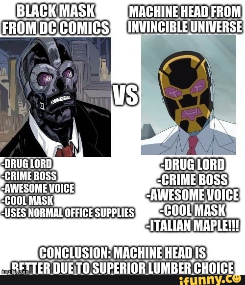 MACHINE HEAD FROM INVINCIBLE UNIVERSE RETTER DUE TO SUPERIOR LUMBER ...