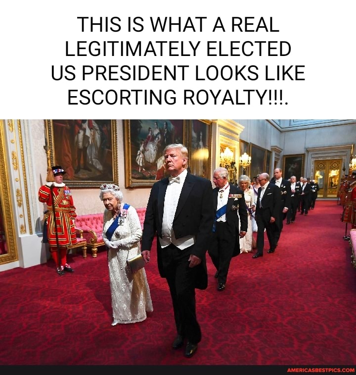 THIS IS WHAT A REAL LEGITIMATELY ELECTED US PRESIDENT LOOKS LIKE ...