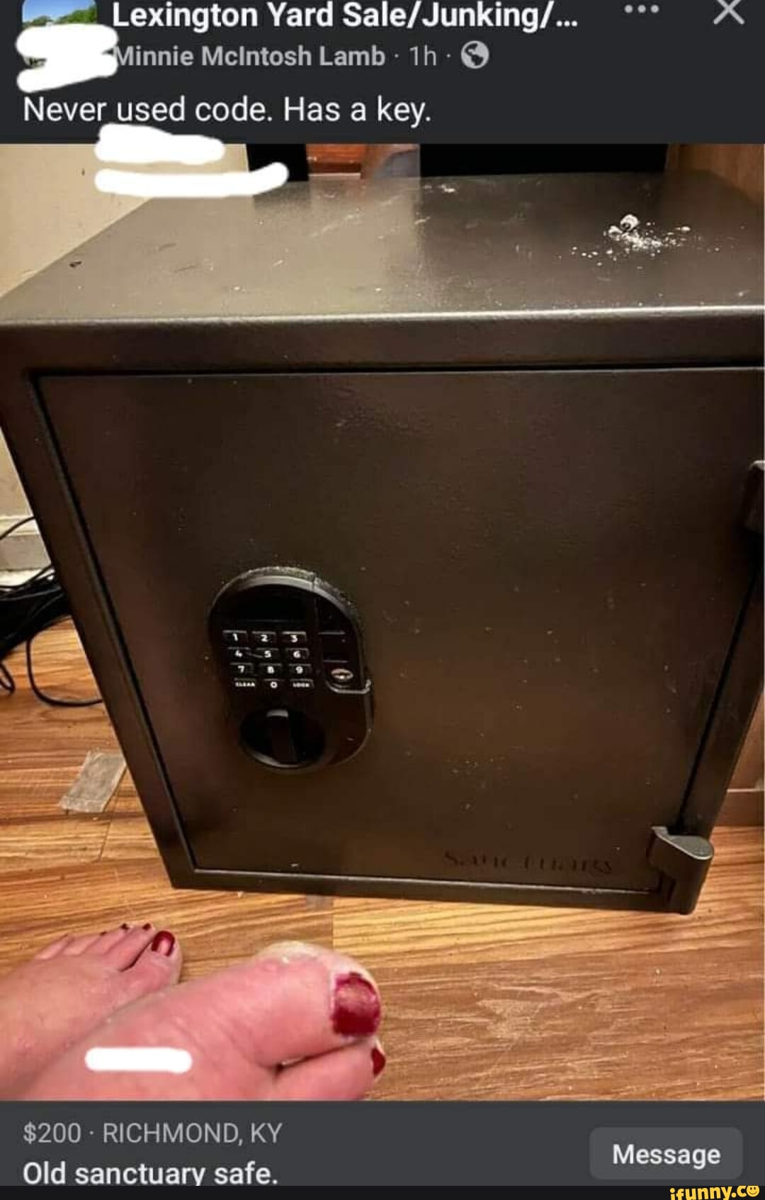 Lexington Yard Sa Mic Intosh Lamb - Never used code. Has a key. $200 ...