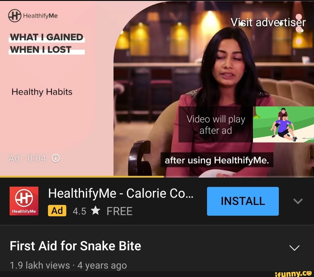 HealthifyMe WHAT I GAINED WHEN LOST Visit advertiser Healthy Habits Ad ...