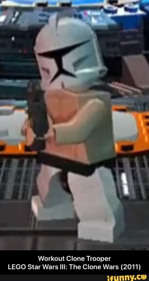 Workout Clone Trooper LEGO Star Wars III: The Clone Wars (2011 ...