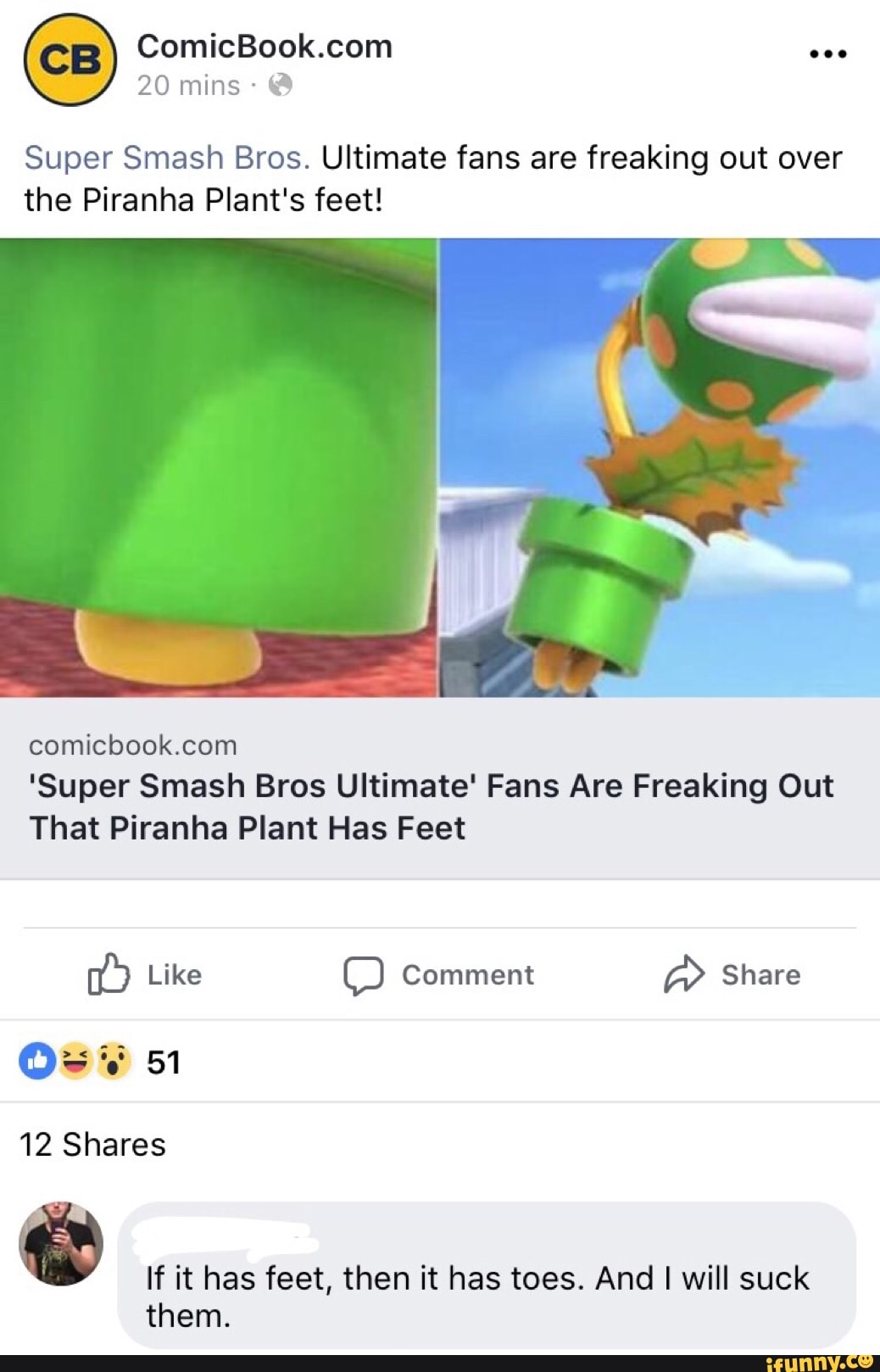 Super Smash Bros. Ultimate fans are freaking out over the Piranha Plant ...