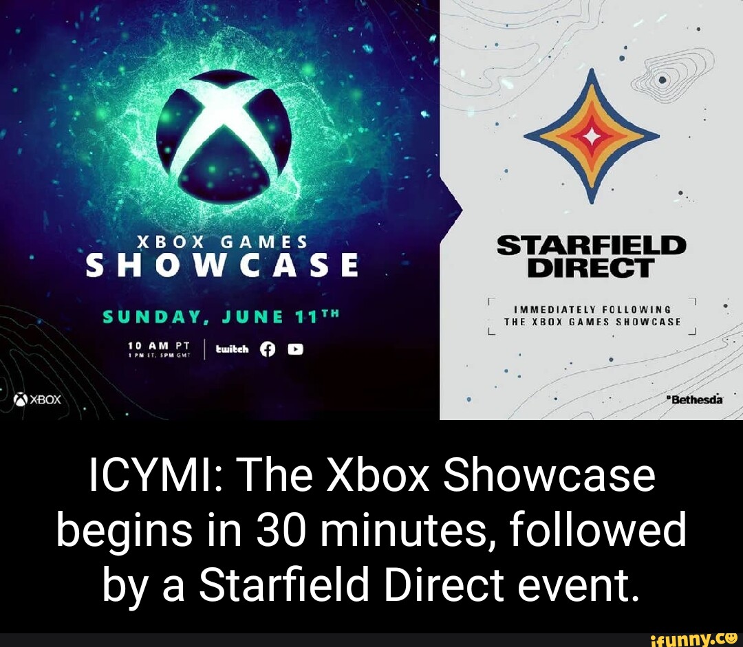 STARFIELD DIRECT IMMEDIATELY FOLLOWING THE XBOX GAMES SHOWCASE GAMES ...