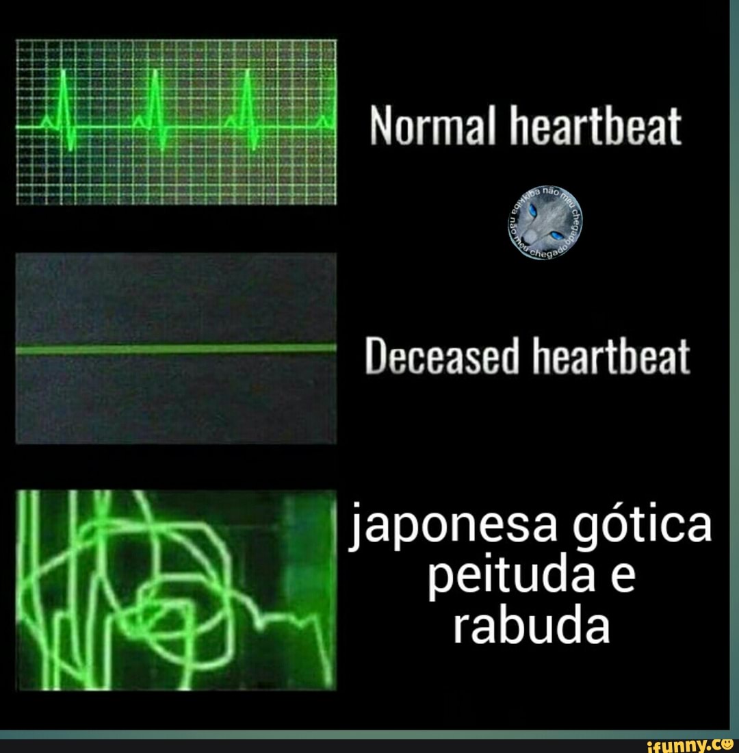 Normal heartbeat japonesa gótica peituda e rabuda - )