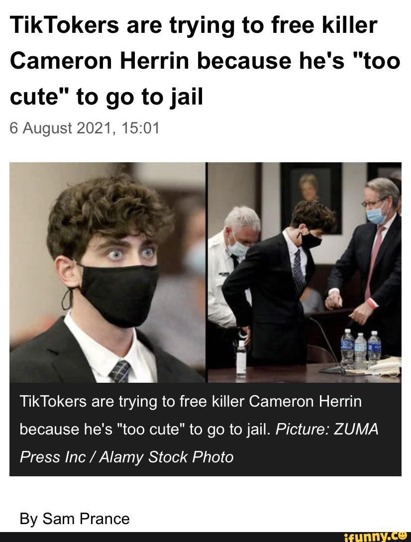 TikTokers are trying to free killer Cameron Herrin because he's "too ...