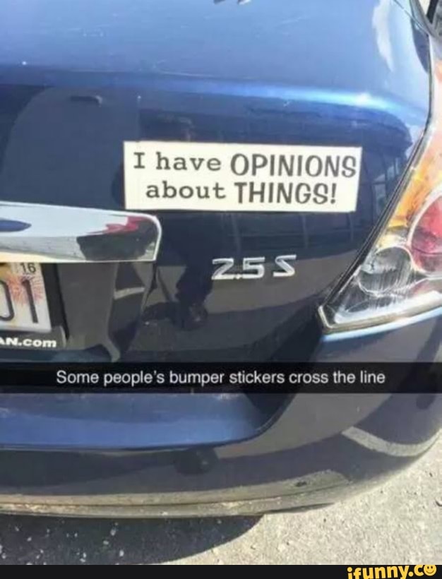 Bumperstickers memes. Best Collection of funny Bumperstickers pictures ...