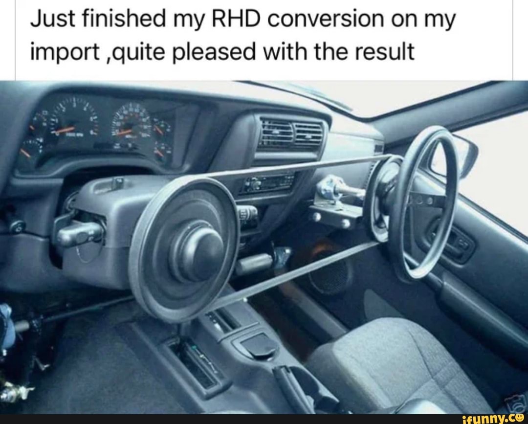 Just finished my RHD conversion on my import ,quite pleased with the ...