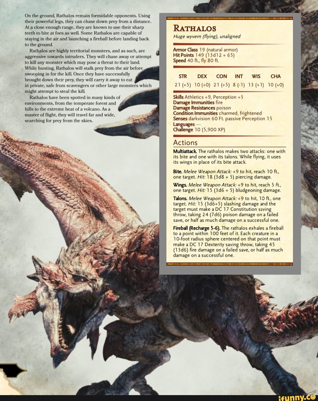 On the ground, Rathalos remain formidable opponents. Using their ...