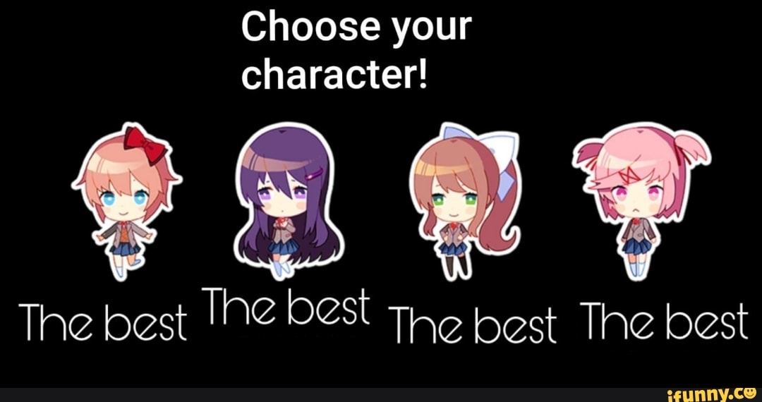 Choose your character! - iFunny