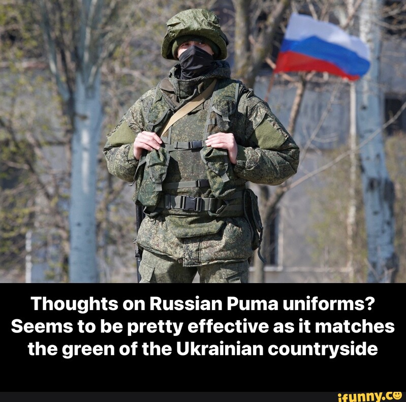 Thoughts on Russian Puma uniforms? Seems to be pretty effective as it ...