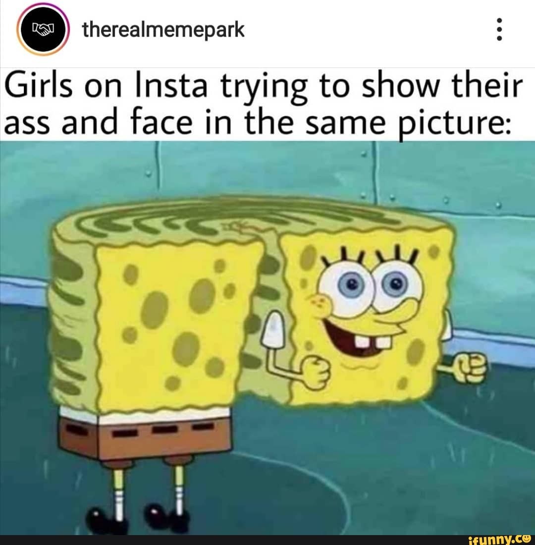 Therealmemepark Girls on Insta trying to show their ass and face in the ...