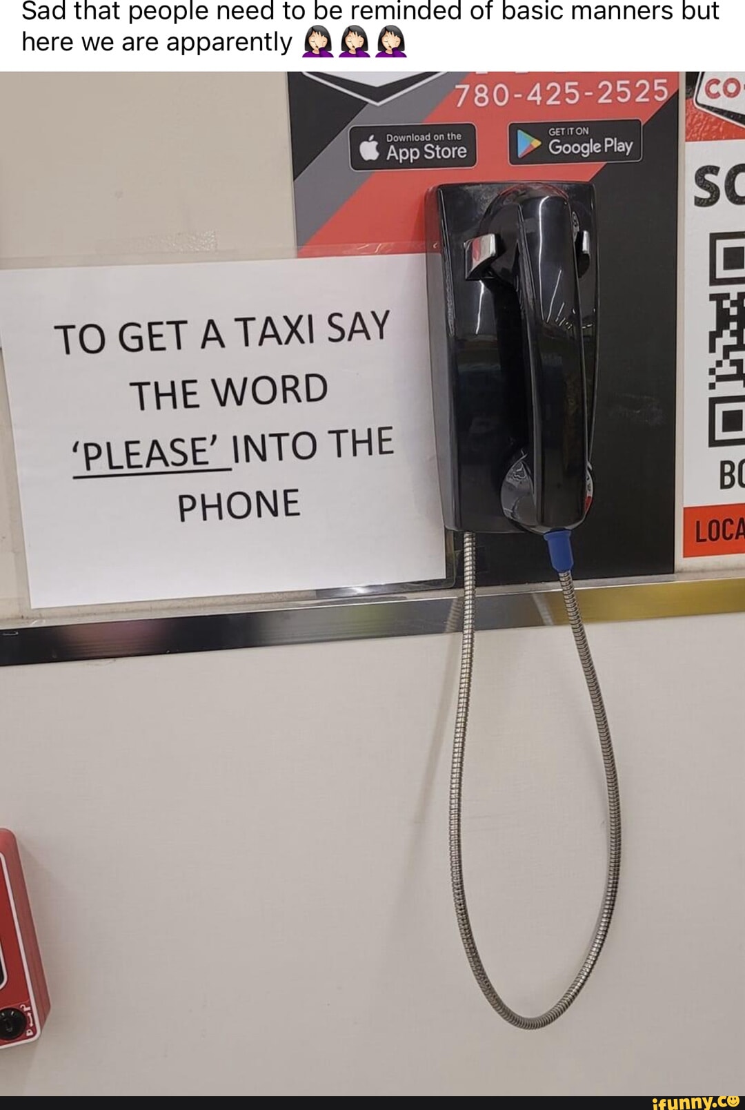 Sad that peopie need to be reminded of basic manners but here we are ...