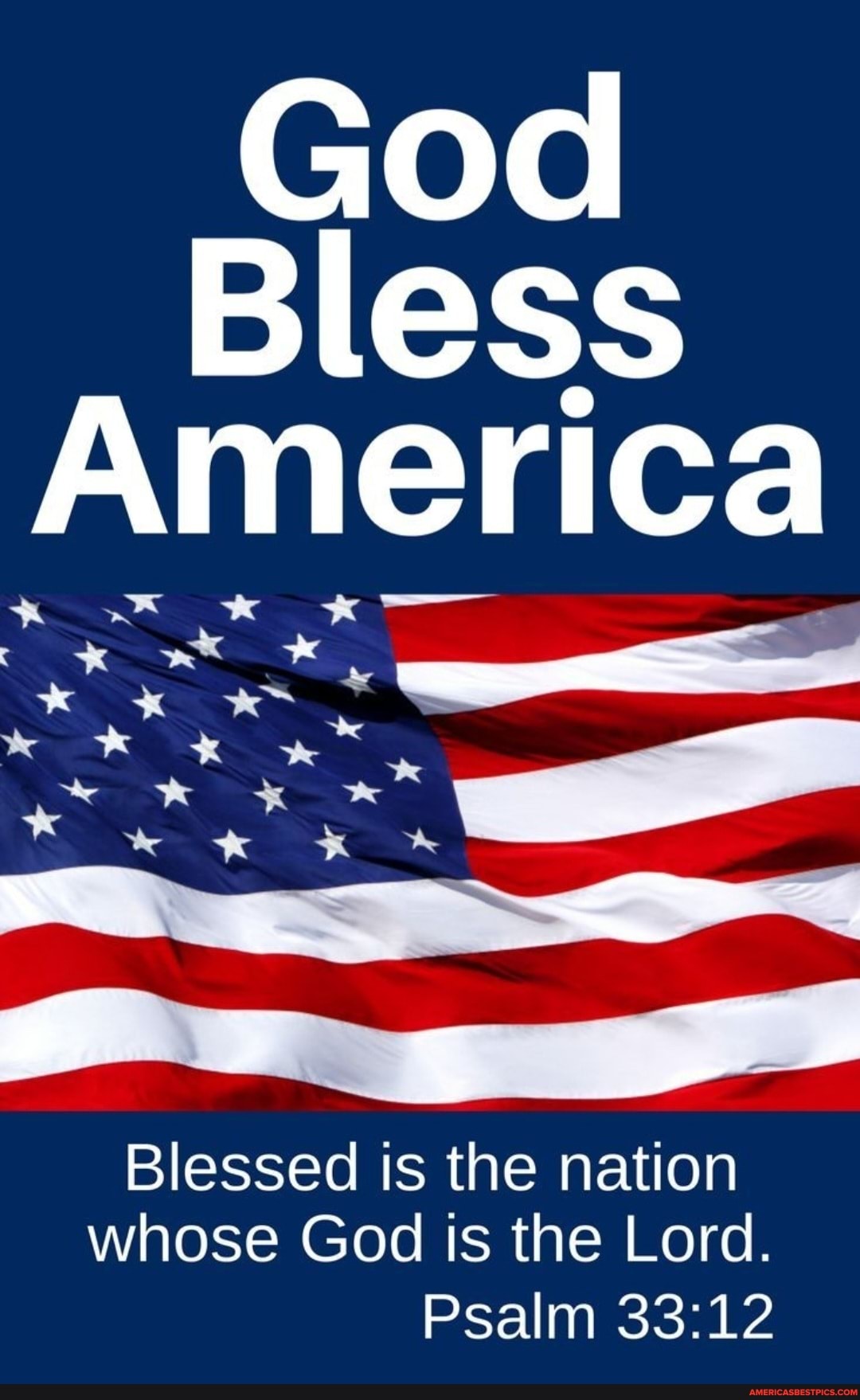 God Bless America Blessed is the nation whose God ts the Lord. Psalm ...