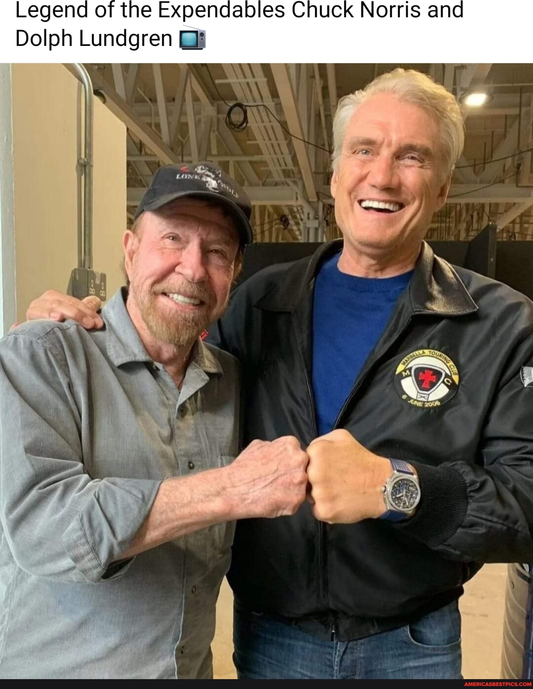 Legend of the Expendables Chuck Norris and Dolph Lundgren Gi I I ...
