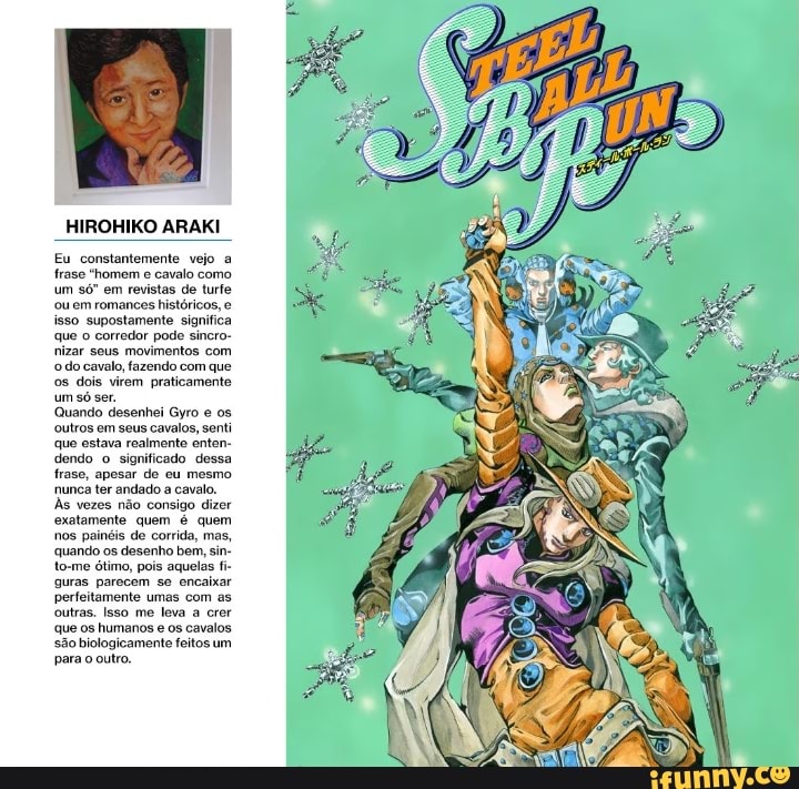 HIROHIKO ARAKI Eu constantemente vejo a frase "homem e cavalo como um só* em revistas de turfe ...