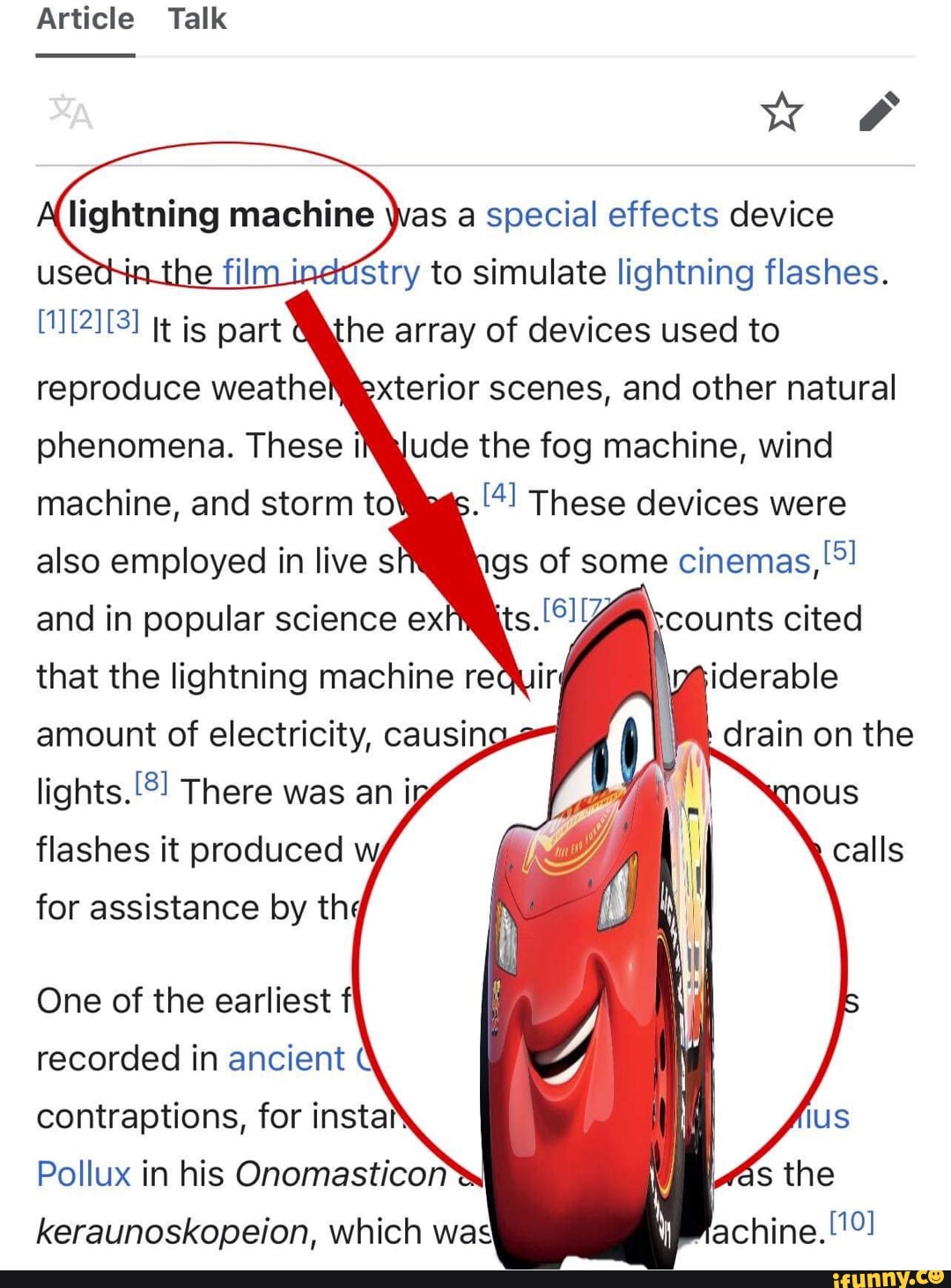 Article Talk Kw OF lightning machine Was a special effects device inthe ...