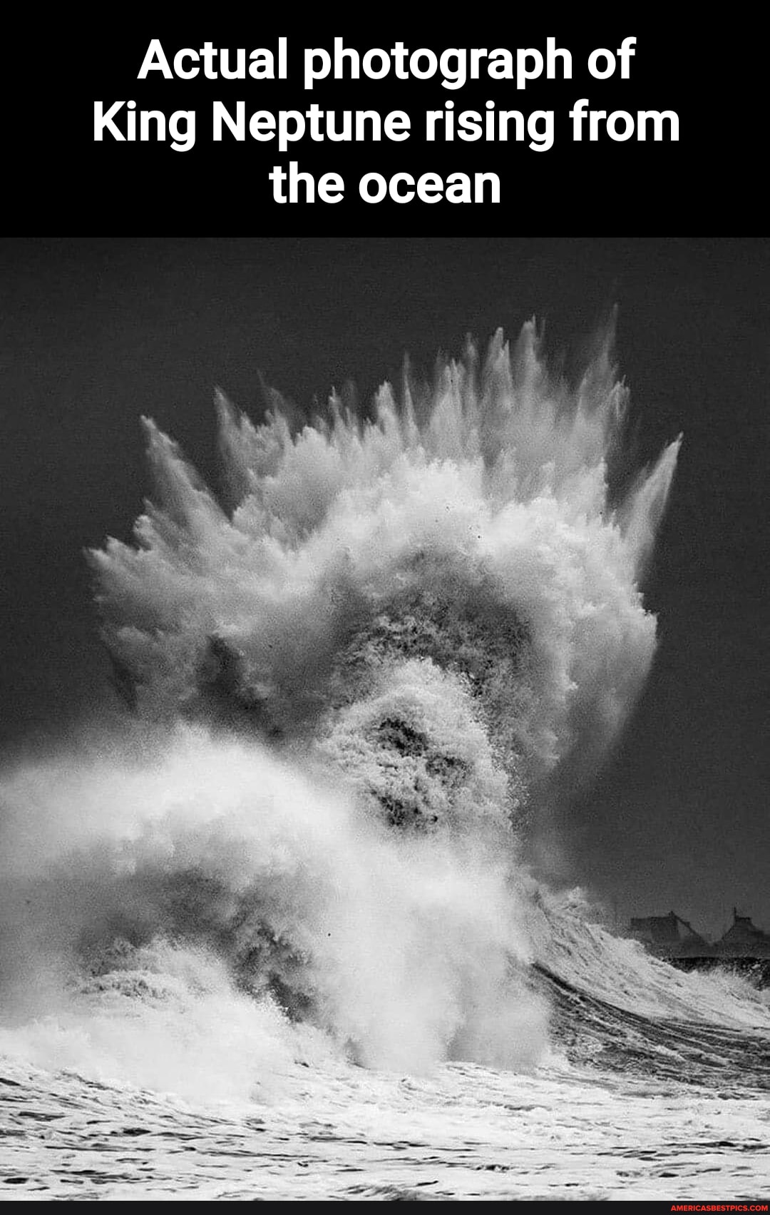 Actual photograph of King Neptune rising from the ocean - America’s ...