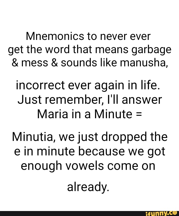 Mnemonics memes. Best Collection of funny Mnemonics pictures on iFunny