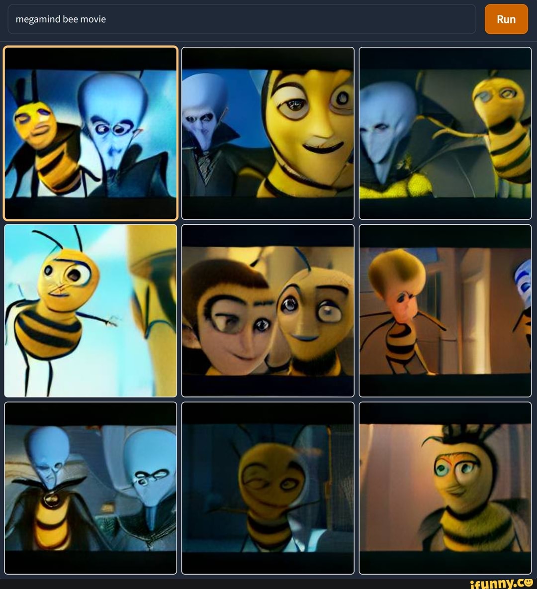 Megamind bee movie Run - iFunny