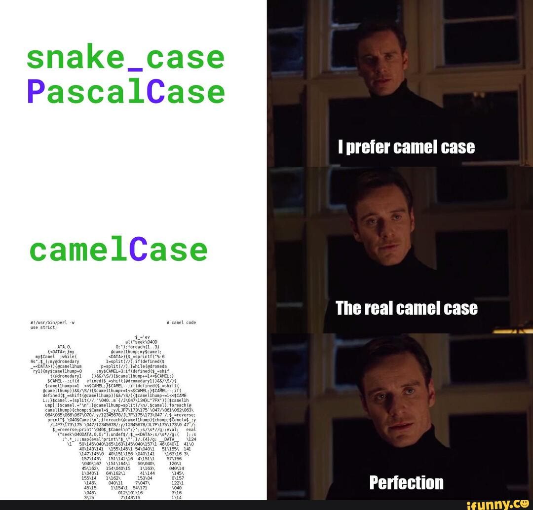 Pascalcase memes. Best Collection of funny Pascalcase pictures on iFunny