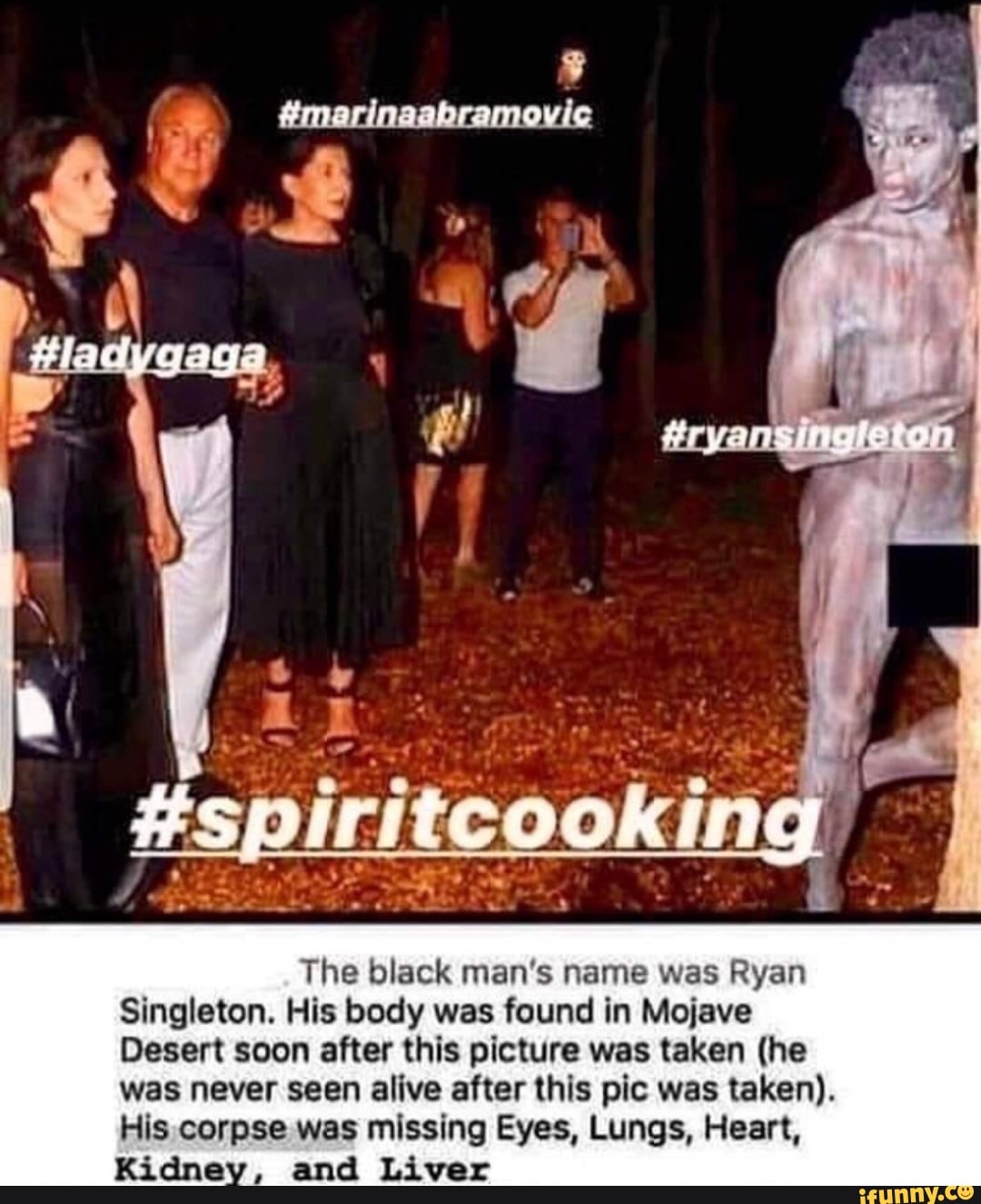 The black man's name was Ryan Singleton. His body was found in Mojave ...