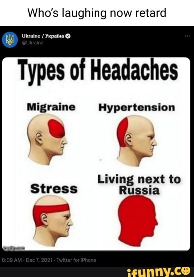Who's laughing now retard Types of Headaches Migraine Hypertension ...